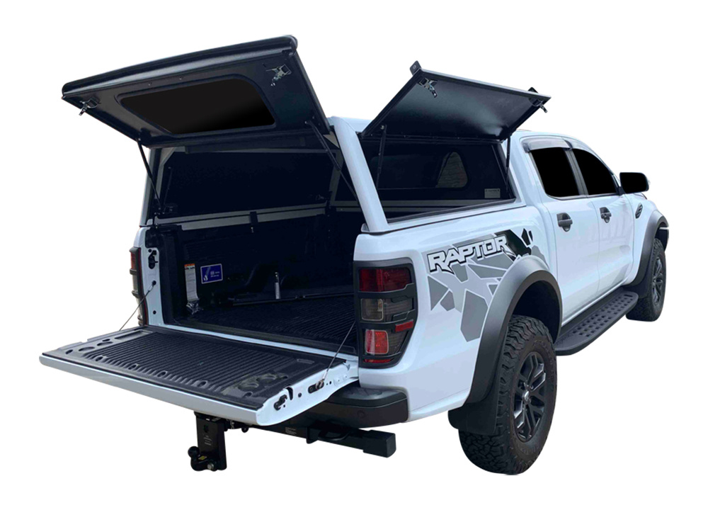Mid Range Ford Ranger T6 Double Cab Canopy - GZ Aluminium Canopies ...