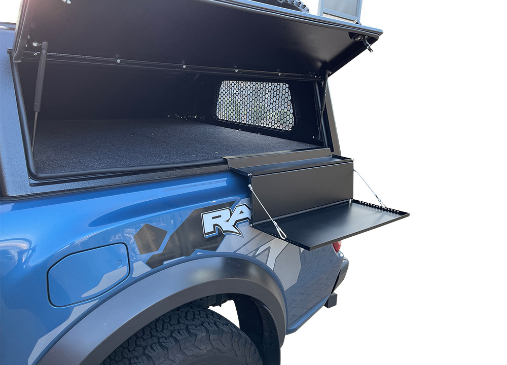 Ranger Raptor Drop Down Shelf | Hardtop Canopies